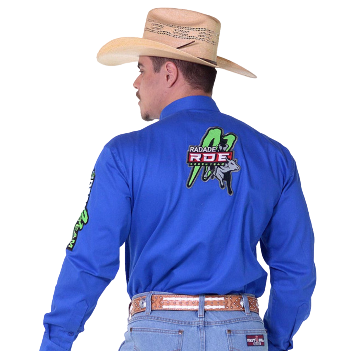 Camisa Rodeio Masculina Texana Manga Comprida Green Bull Radade - Paint ...