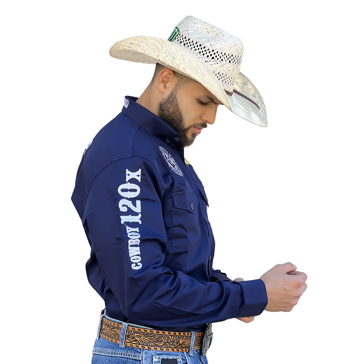 Camisão Masculino Estilo Contry Texana Pbr Farm Ox Cowboy 120x - Paint ...