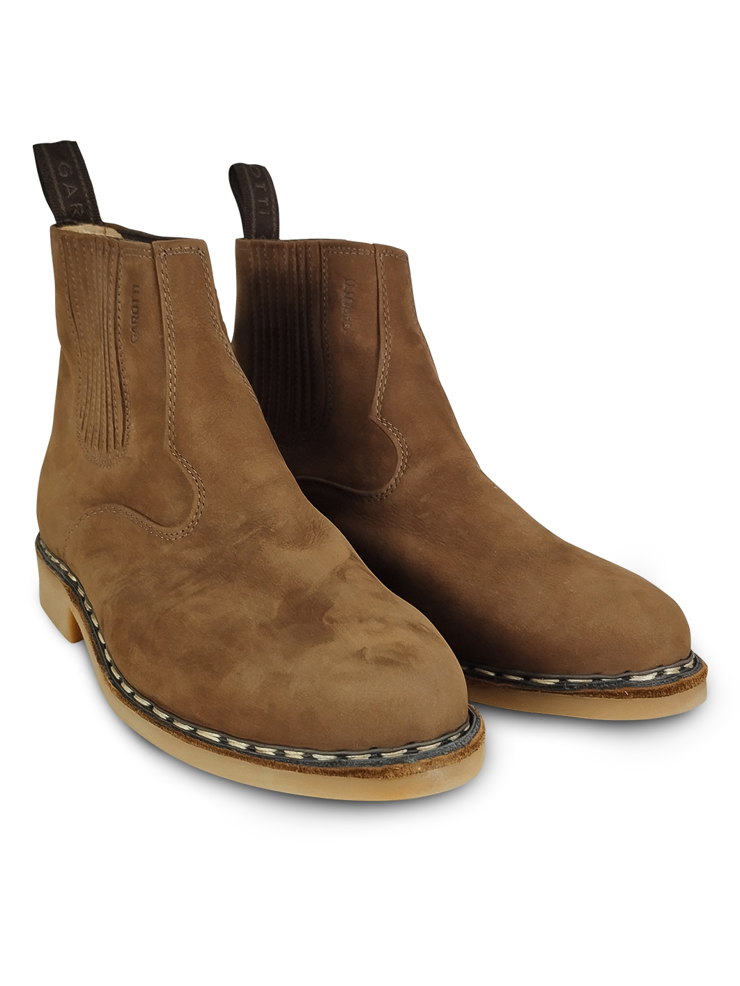 Bota Botina Masculina Country Couro Vira Francesa Garotti - Paint Horse ...