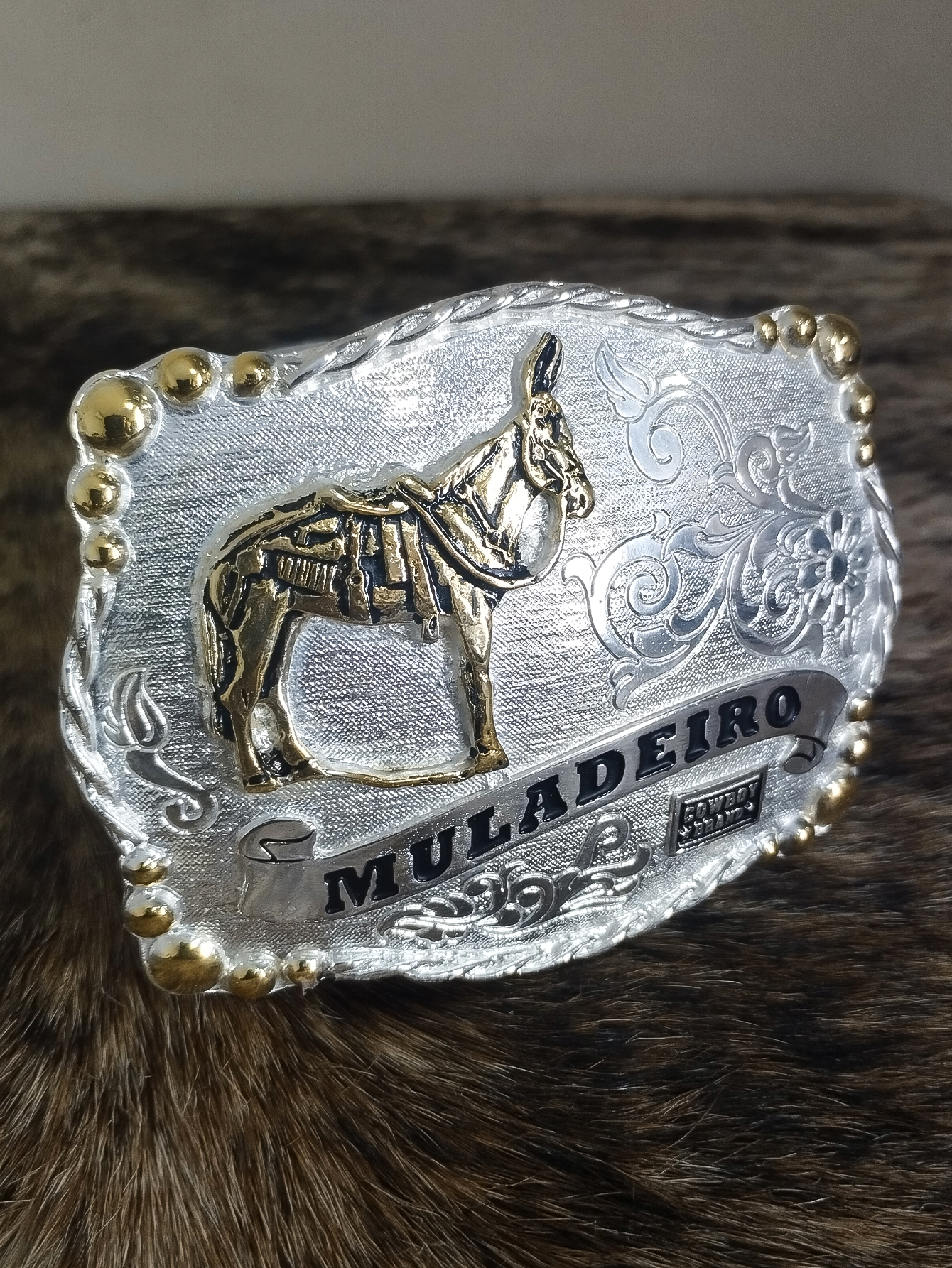 Fivela Muladeiro Cowboy Brand Master Country Tradicional - Paint Horse ...