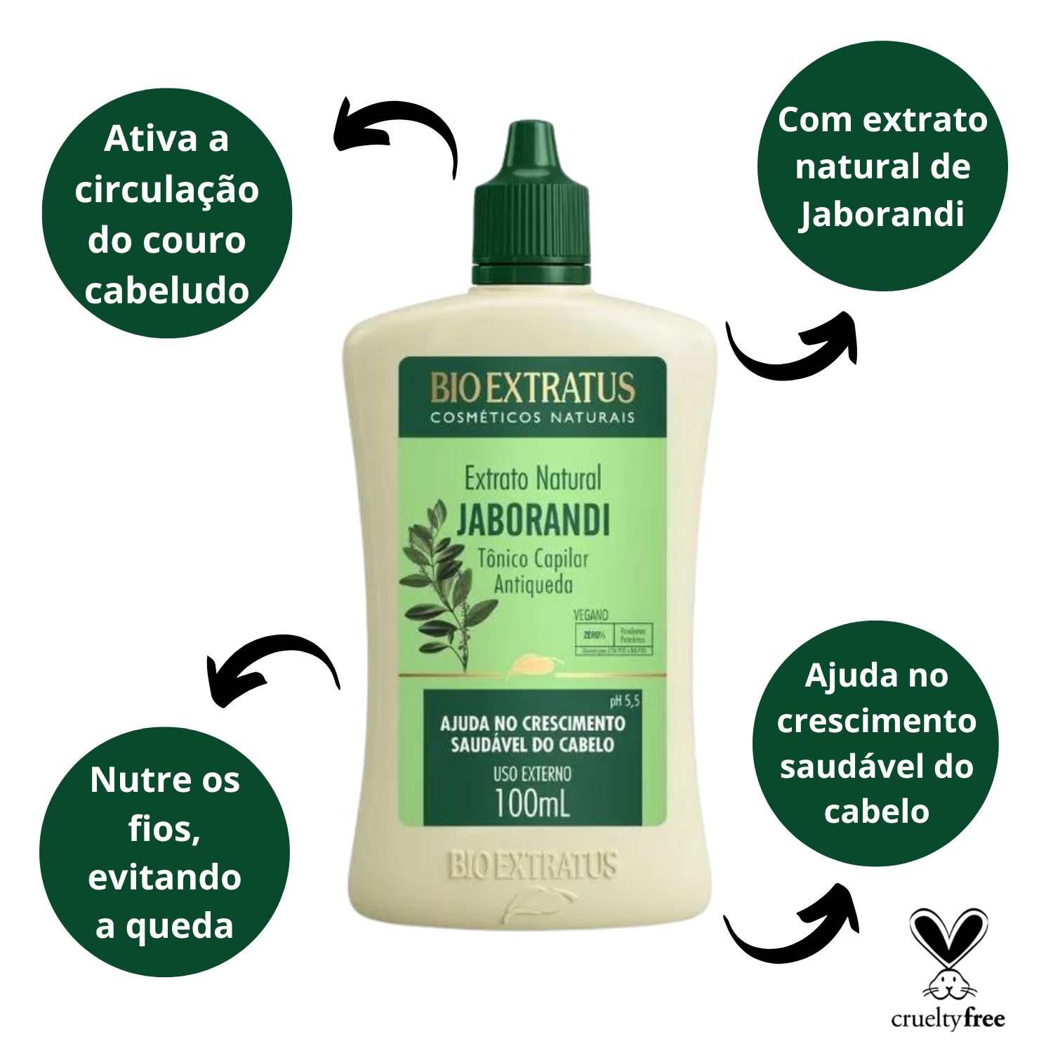 Tônico Capilar Antiqueda Bio Extratus Jaborandi 100ml - Teruya ...