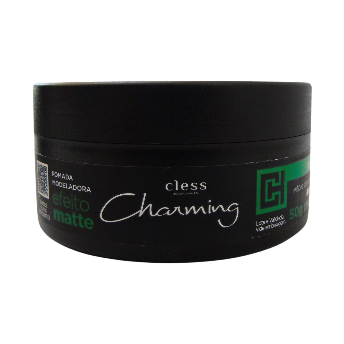 Pomada Modeladora Cless Charming Forte Efeito Matte 50g - Teruya ...