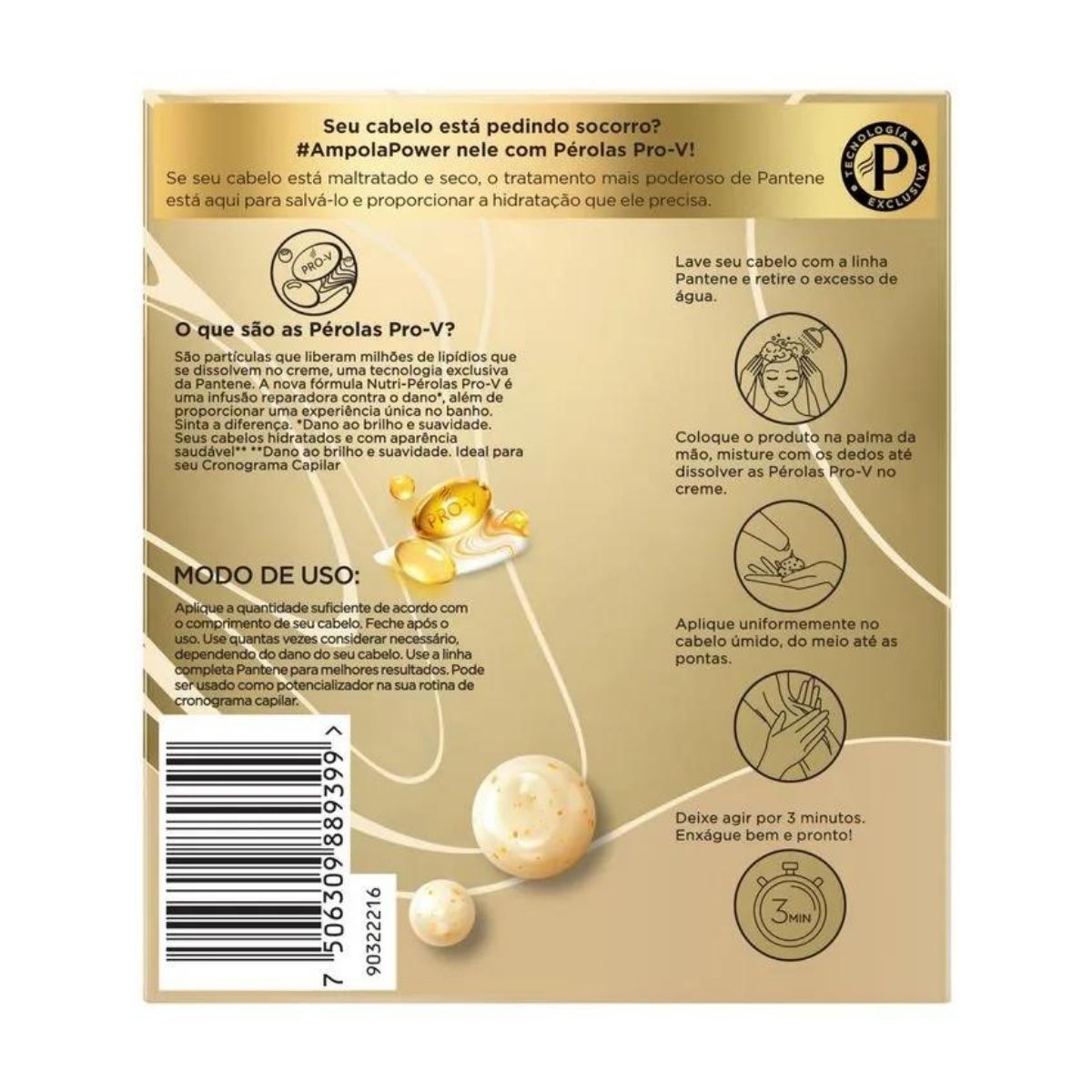 KIT AMPOLAS PANTENE HIDRATAÇÃO PODEROSA 15ML C/3 - Teruya - Cosméticos ...