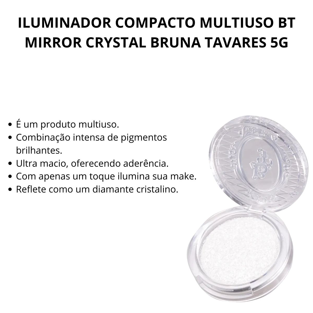 ILUMINADOR COMPACTO MULTIUSO BT MIRROR CRYSTAL BRUNA TAVARES 5G ...