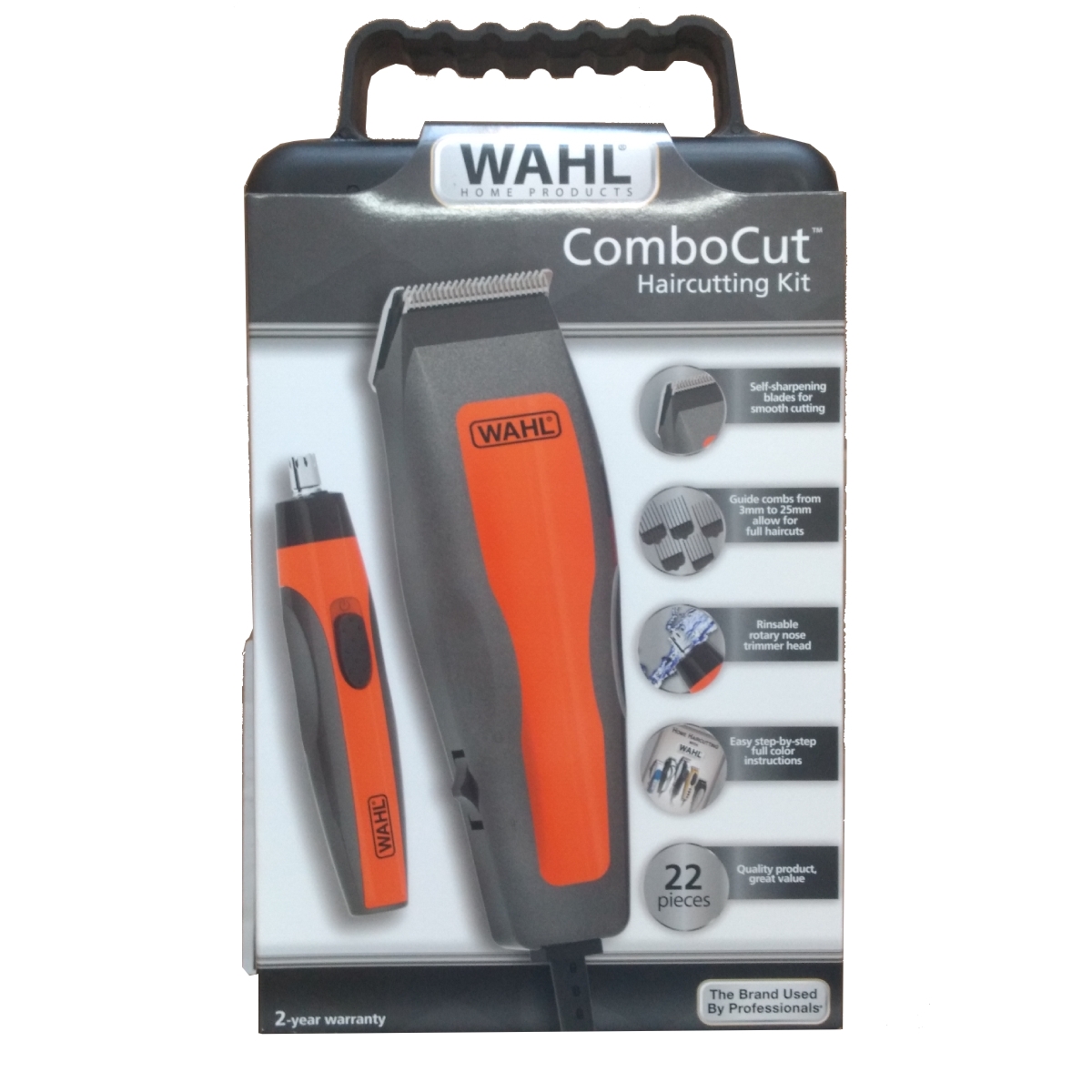 MÁQUINA DE CORTE E APARADOR WAHL COMBO CUT HAIRCUTTING KIT 127V ...