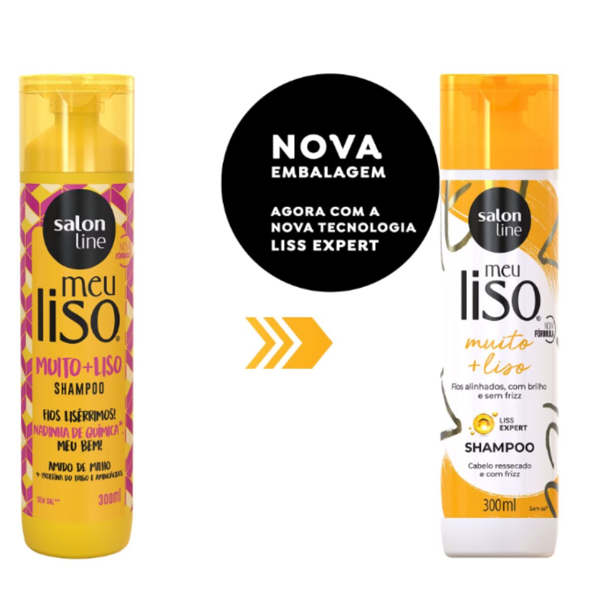 SHAMPOO SALON LINE MEU LISO MUITO + LISO 300ML - Teruya - Cosméticos e ...