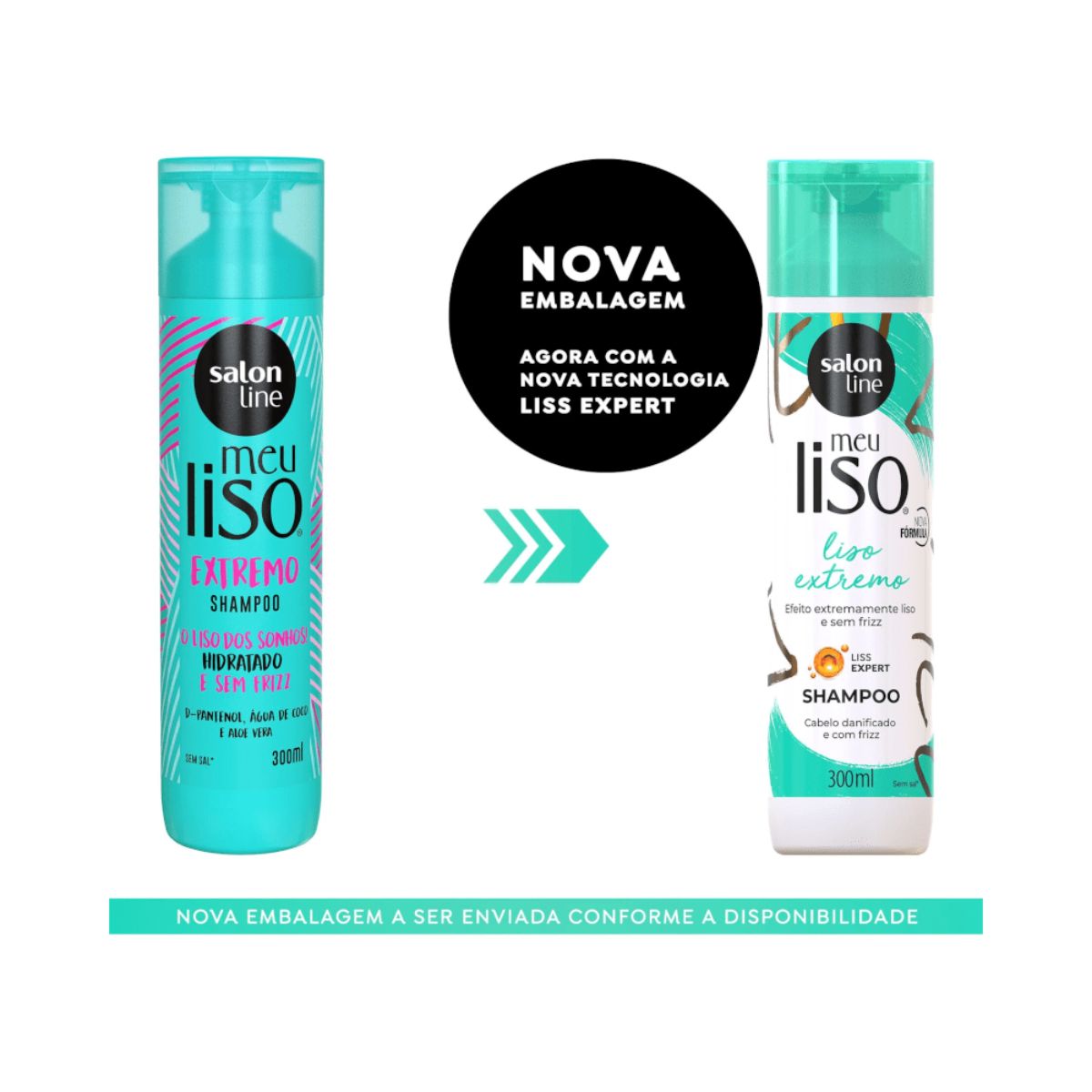SHAMPOO SALON LINE MEU LISO EXTREMO 300ML - Teruya - Cosméticos e ...