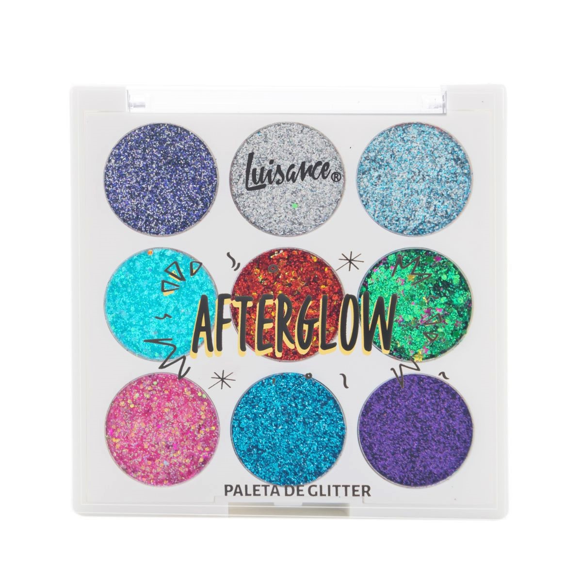PALETA DE GLITTER LUISANCE AFTERGLOW COR B 10.8G REF: L3171 - Teruya ...