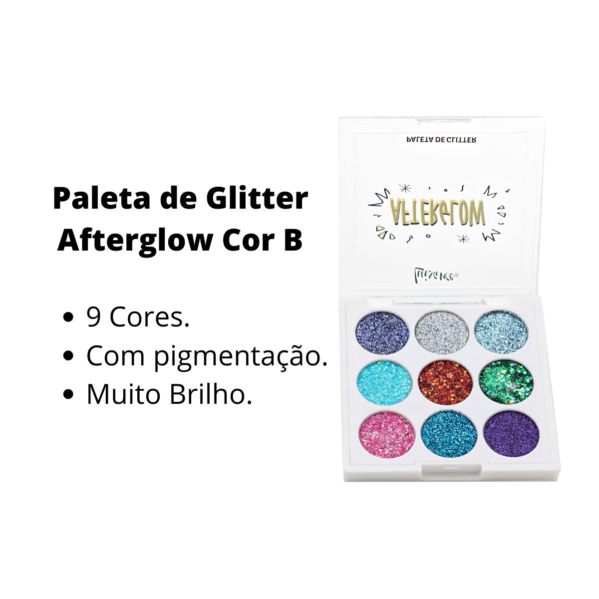 PALETA DE GLITTER LUISANCE AFTERGLOW COR B 10.8G REF: L3171 - Teruya ...