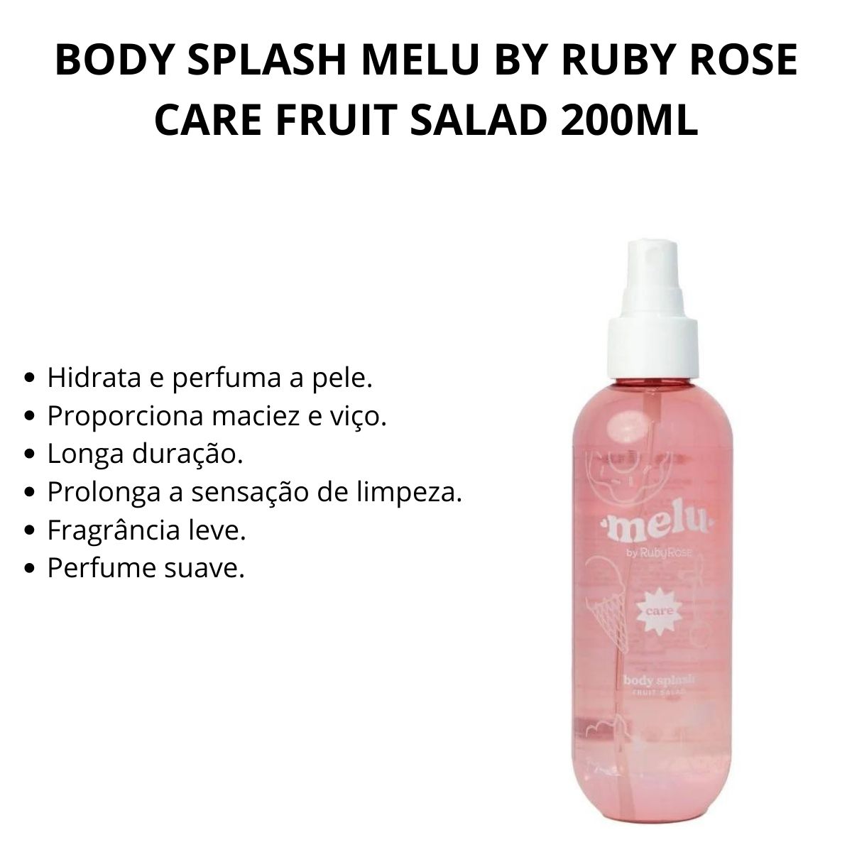 BODY SPLASH MELU BY RUBY ROSE CARE FRUIT SALAD 200ML - Teruya ...