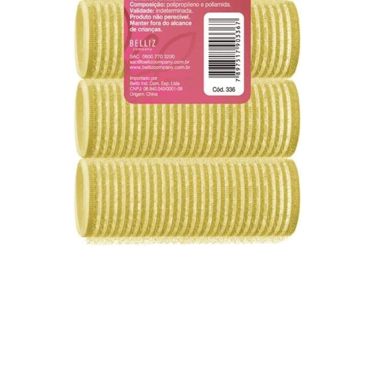 BOBES AUTOADERENTES RICCA Nº 2 AMARELO CÓD.336 - Teruya - Cosméticos e ...