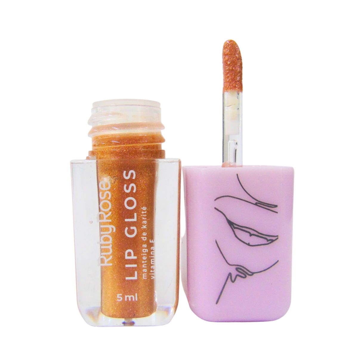 LIP GLOSS RUBY ROSE FIREFLY 5ML - Teruya - Cosméticos e Perfumaria