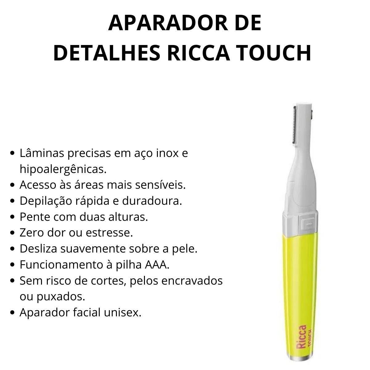 APARADOR DE DETALHES RICCA TOUCH - Teruya - Cosméticos e Perfumaria
