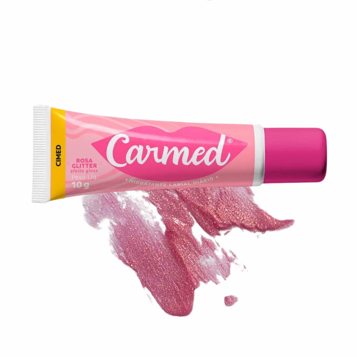 HIDRATANTE LABIAL CARMED BFF ROSA GLITTER 10G - Teruya - Cosméticos e ...