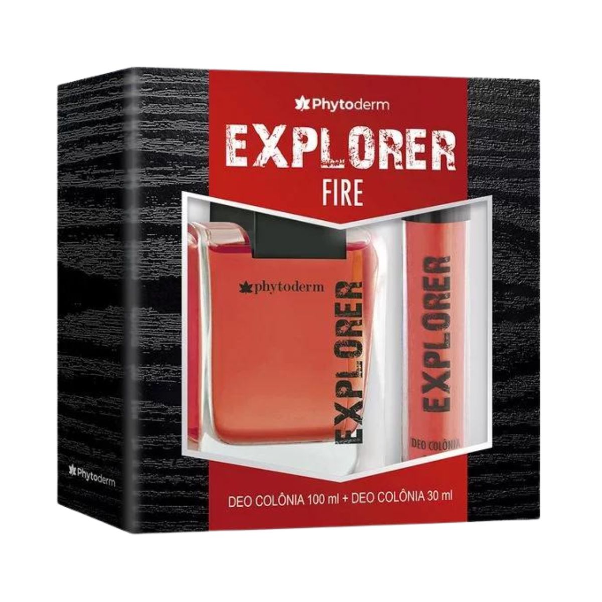 KIT DEO COLÔNIA 100ML + DEO COLÔNIA 30ML PHYTODERM EXPLORER FIRE ...