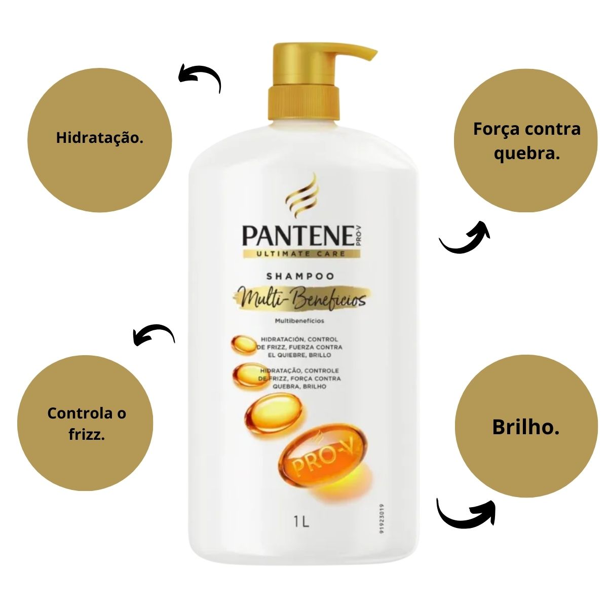 SHAMPOO PANTENE PRO-V ULTIMATE CARE MULTI-BENEFICIOS 1L - Teruya ...