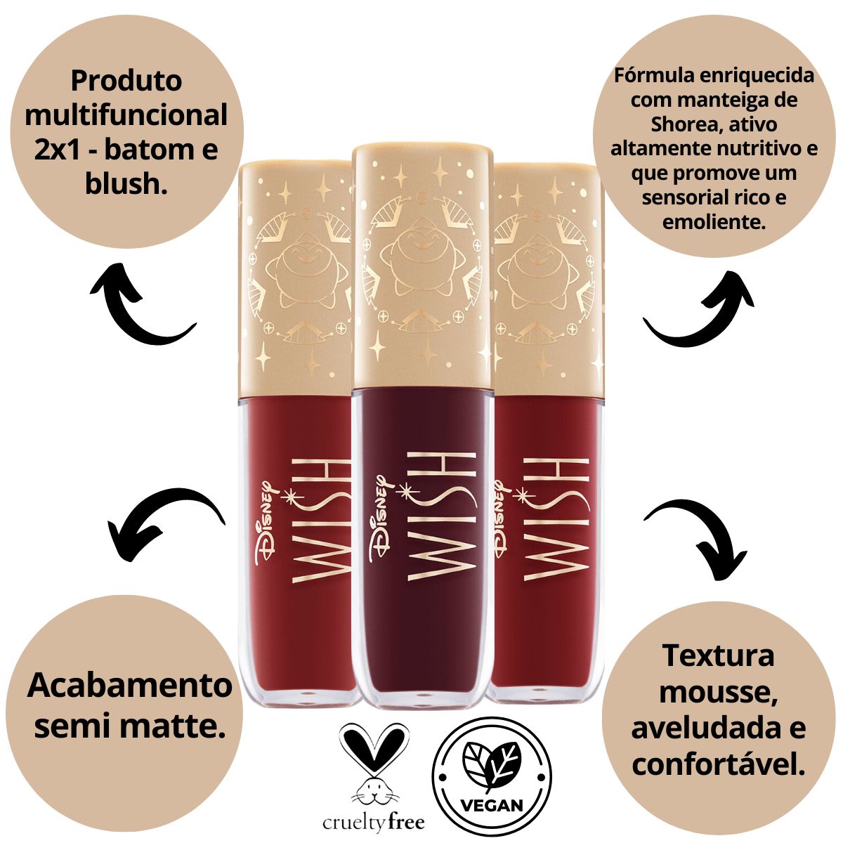 Kit Plush 2x1 Bruna Tavares Disney Wish Com 3 4,5ml - Teruya - Cosméticos e Perfumaria