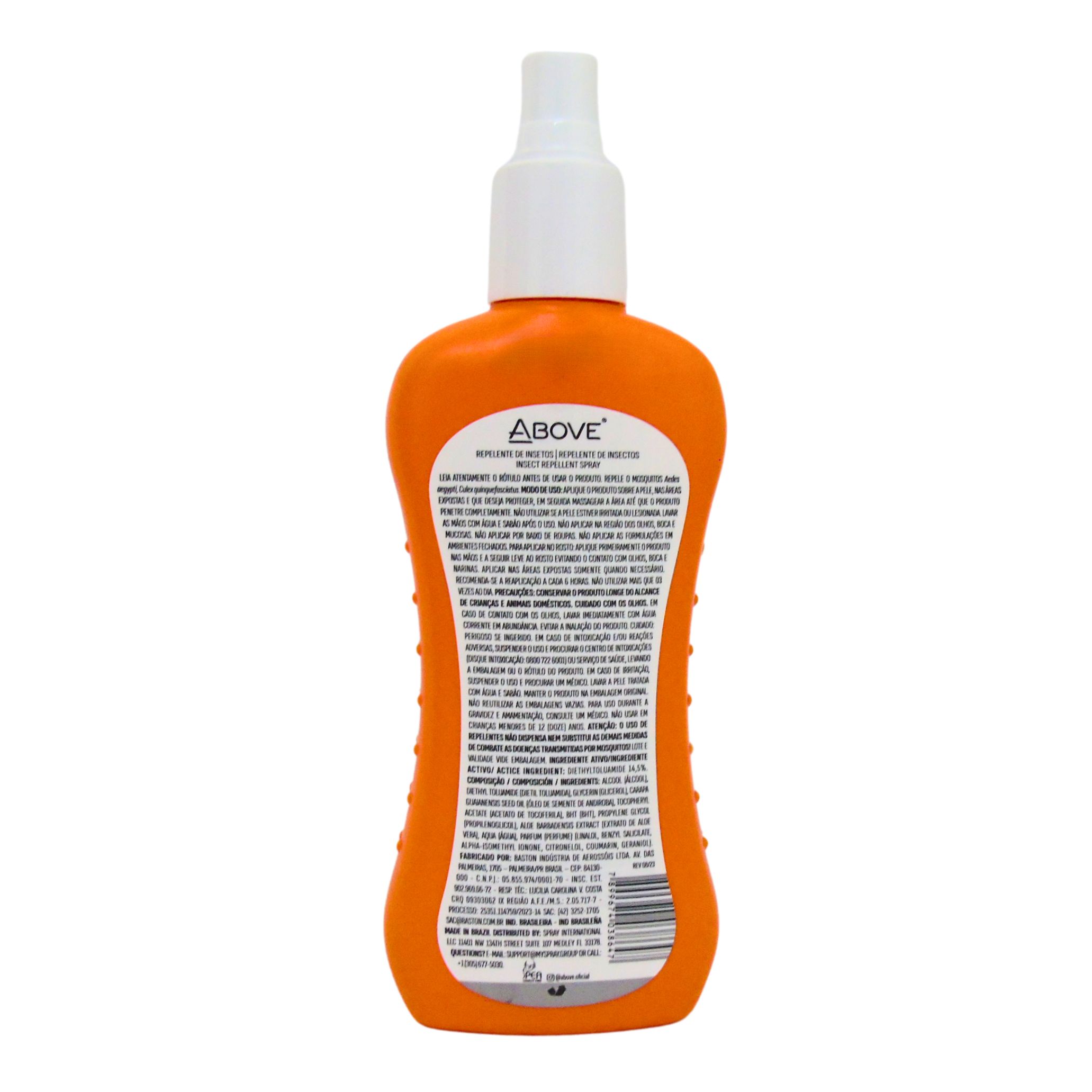 Repelente Corporal Above Protect 200ml - Teruya - Cosméticos e Perfumaria