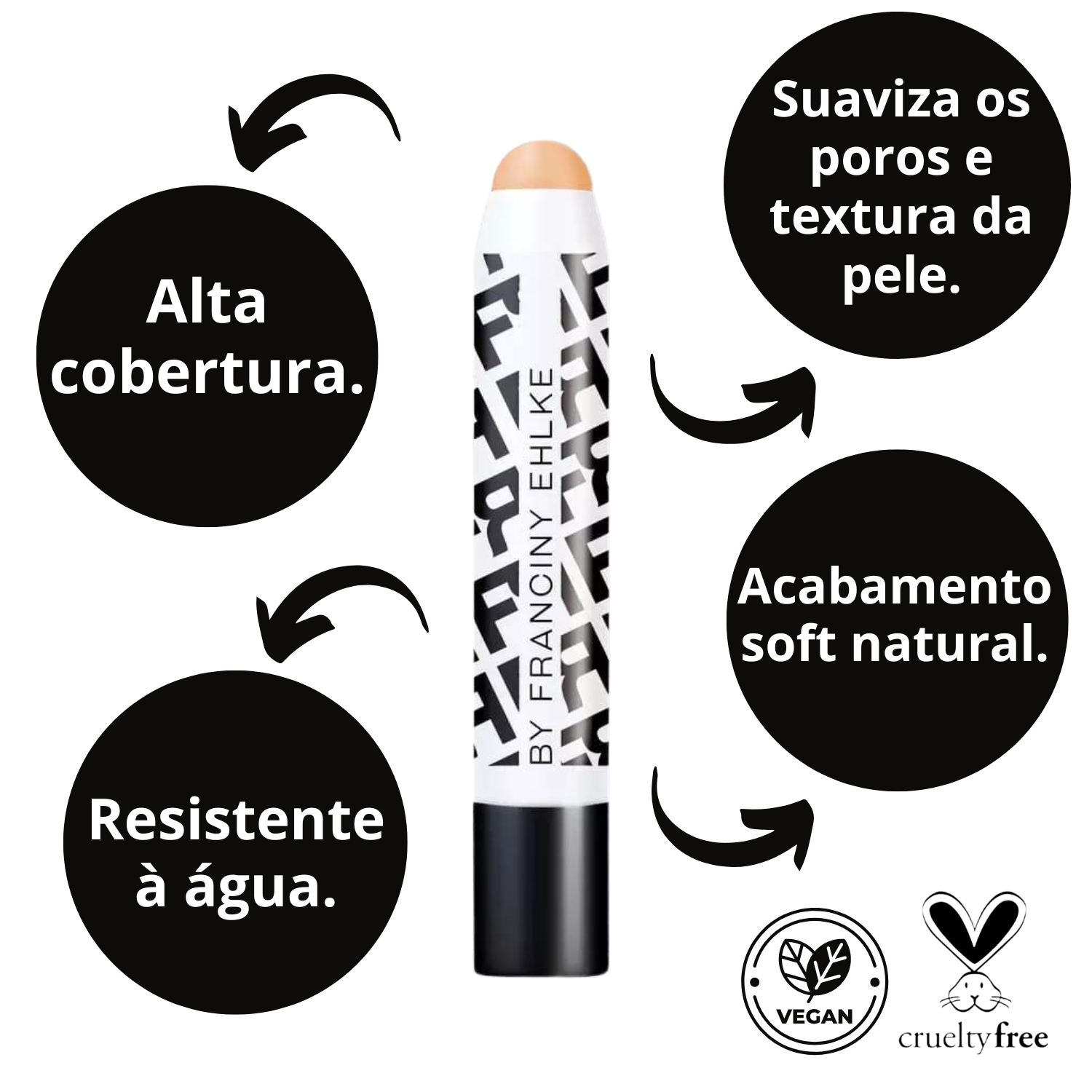 Corretivo Fran By Franciny Ehlke Stick Cover M-01 4g - Teruya ...