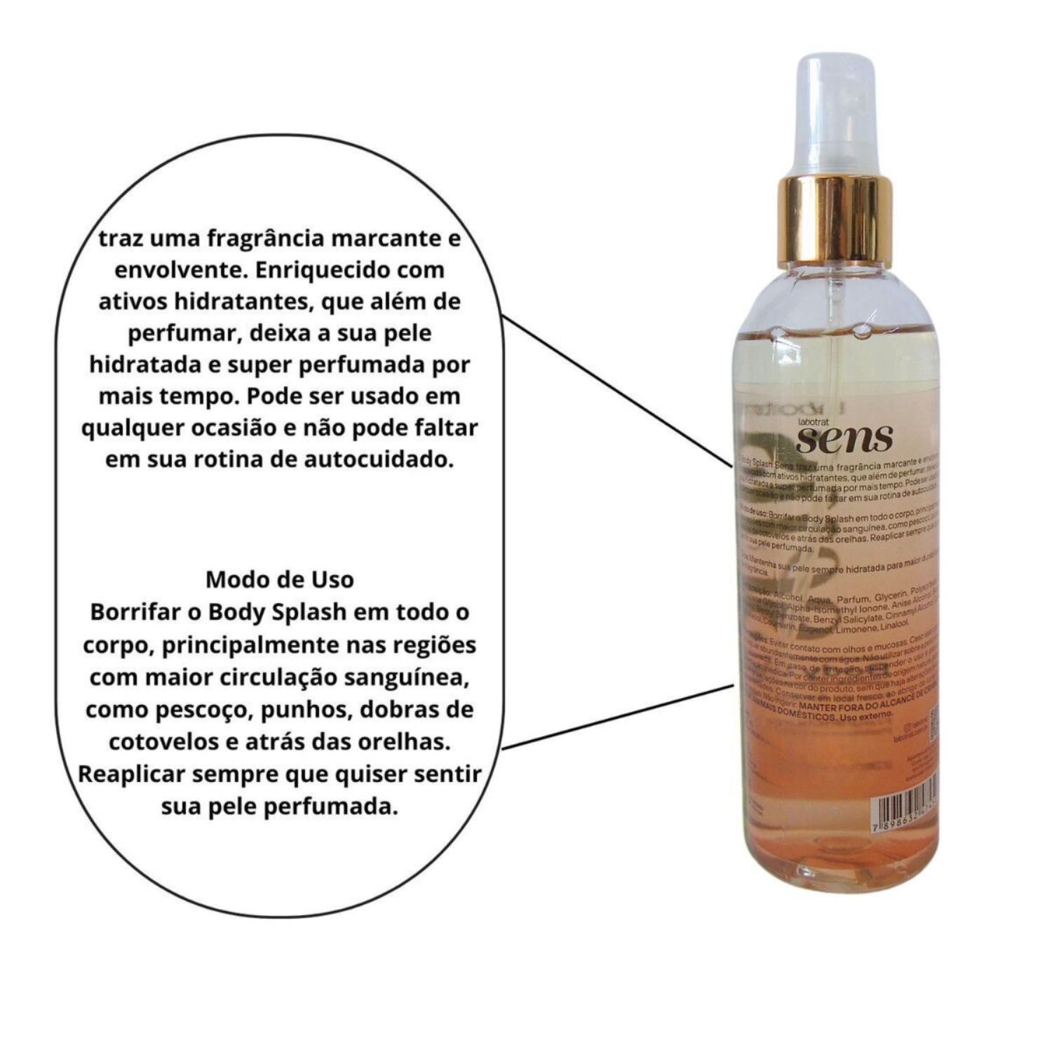 Body Splash Labotrat Sens Flor de Ameixa + Baunilha 230ml - Teruya ...