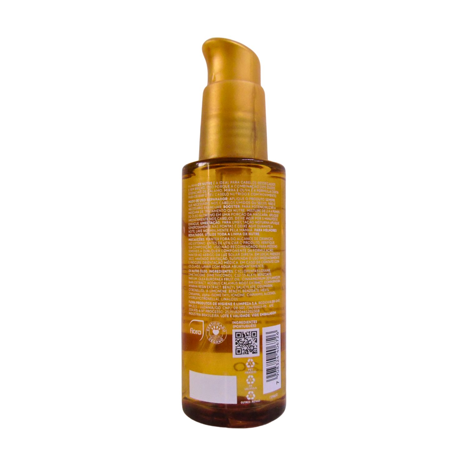 Óleo Nutritivo 3 em 1 Ox Nutre 120ml - Teruya - Cosméticos e Perfumaria