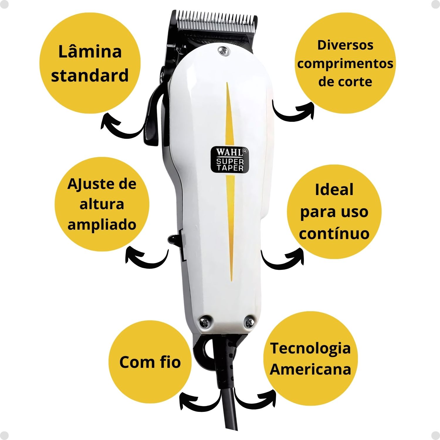 Máquina De Corte Wahl Classic Series Super Taper 220v - Teruya ...