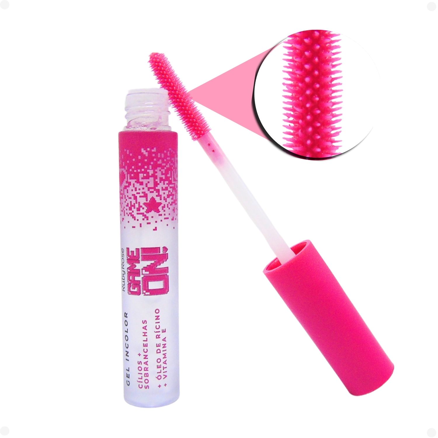 Gel Incolor Ruby Rose Game On! Cílios + Sobrancelha - Teruya ...