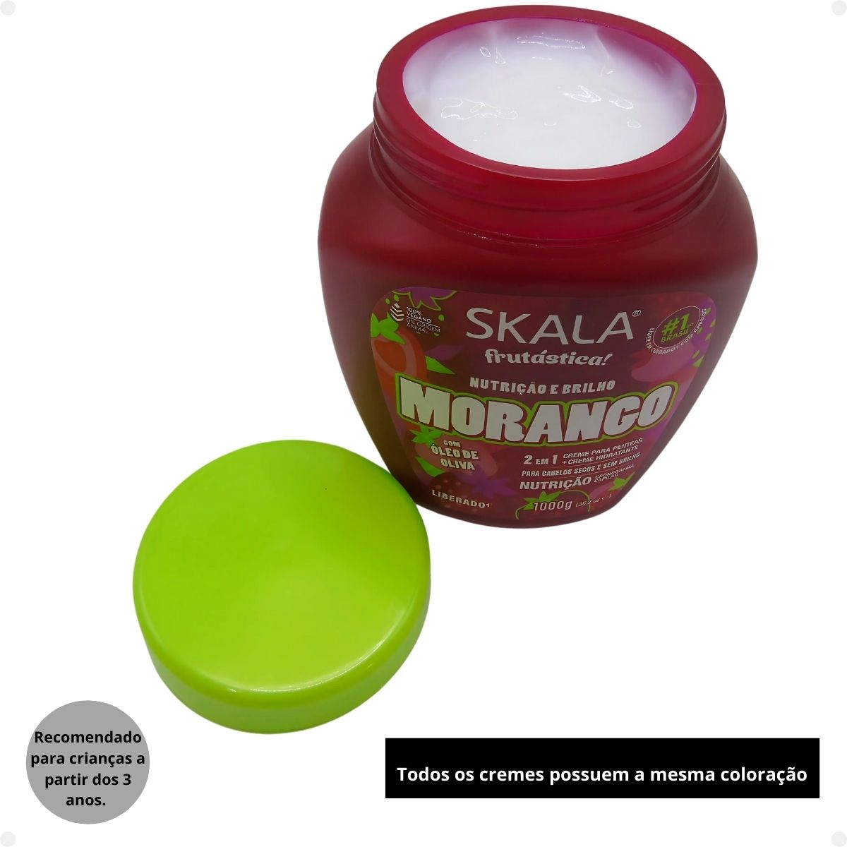 Kit Máscara Skala: Banana, Melancia, Morango E Uva 1000g - Teruya ...