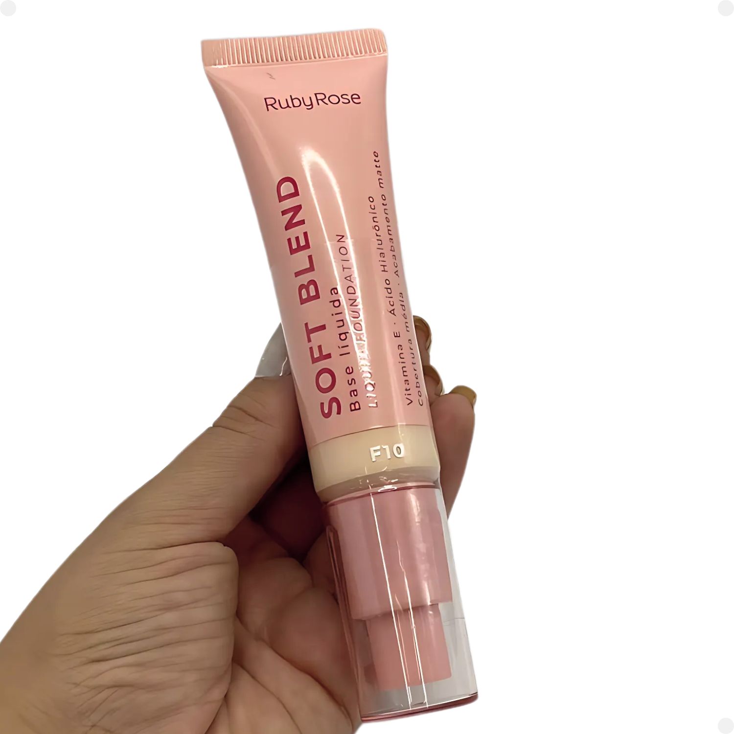 Base Líquida Ruby Rose Soft Blend F10 Média Cobertura 30g Hb-M301-1 ...