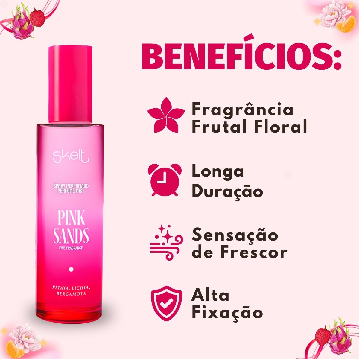 Colônia Skelt Perfume Mist Pink Sands 100ml - Teruya - Cosméticos e ...