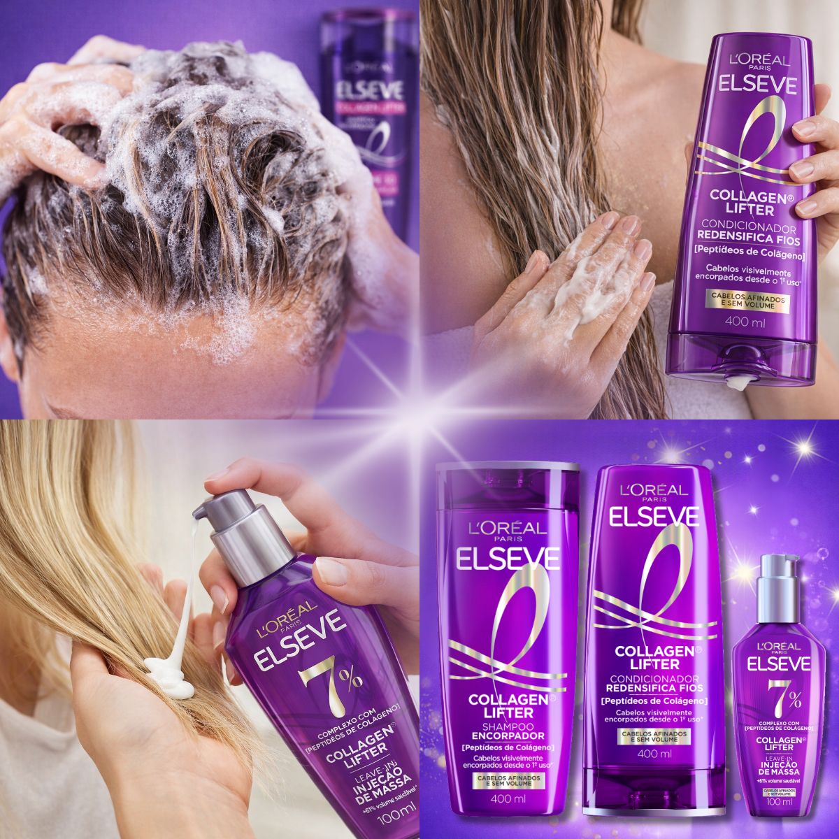 Kit Elseve Collagen Lifter: Volume e Densidade Capilar - Teruya ...