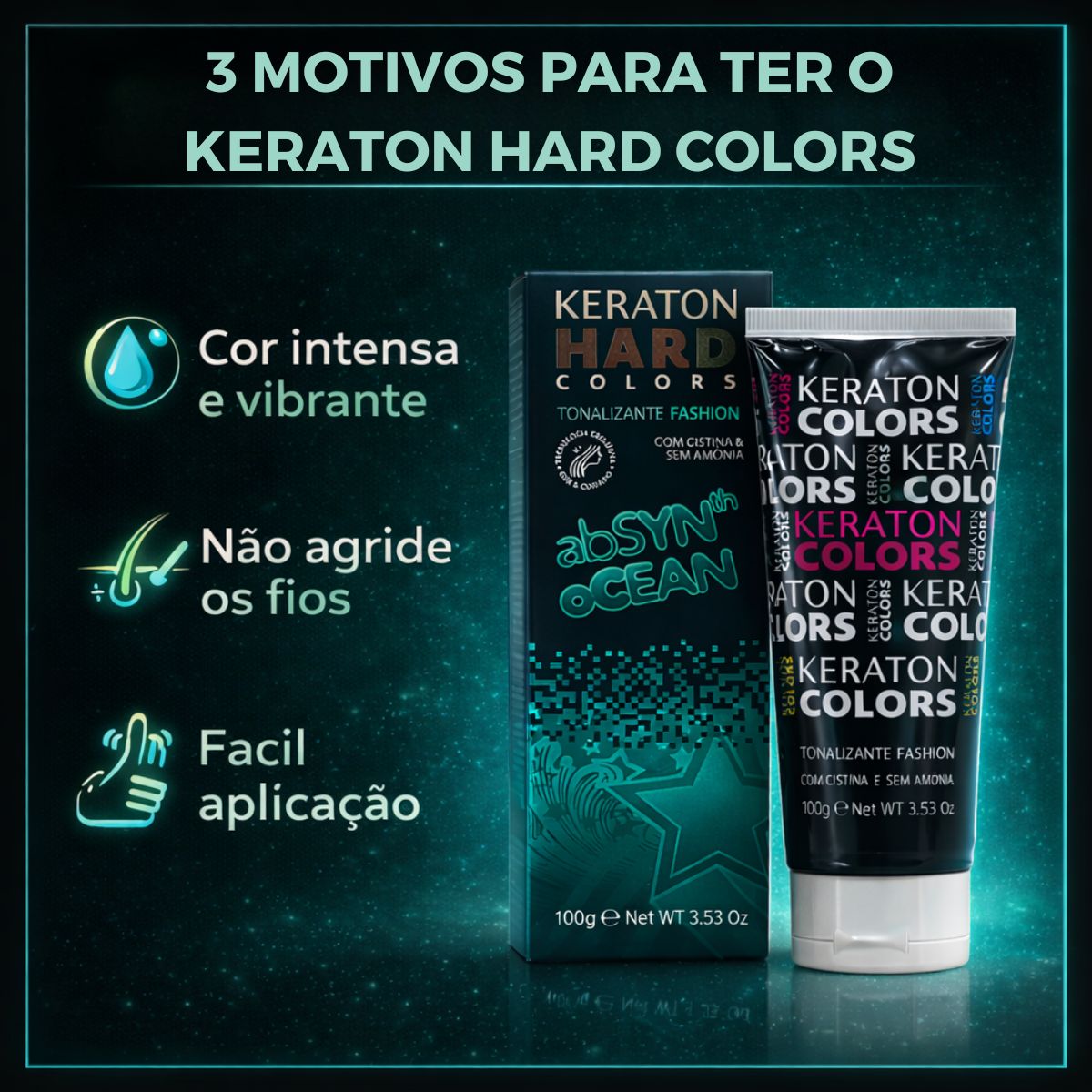 KERT KERATON HARD COLORS TONALIZANTE ABSYNTH OCEAN 100G - Teruya ...