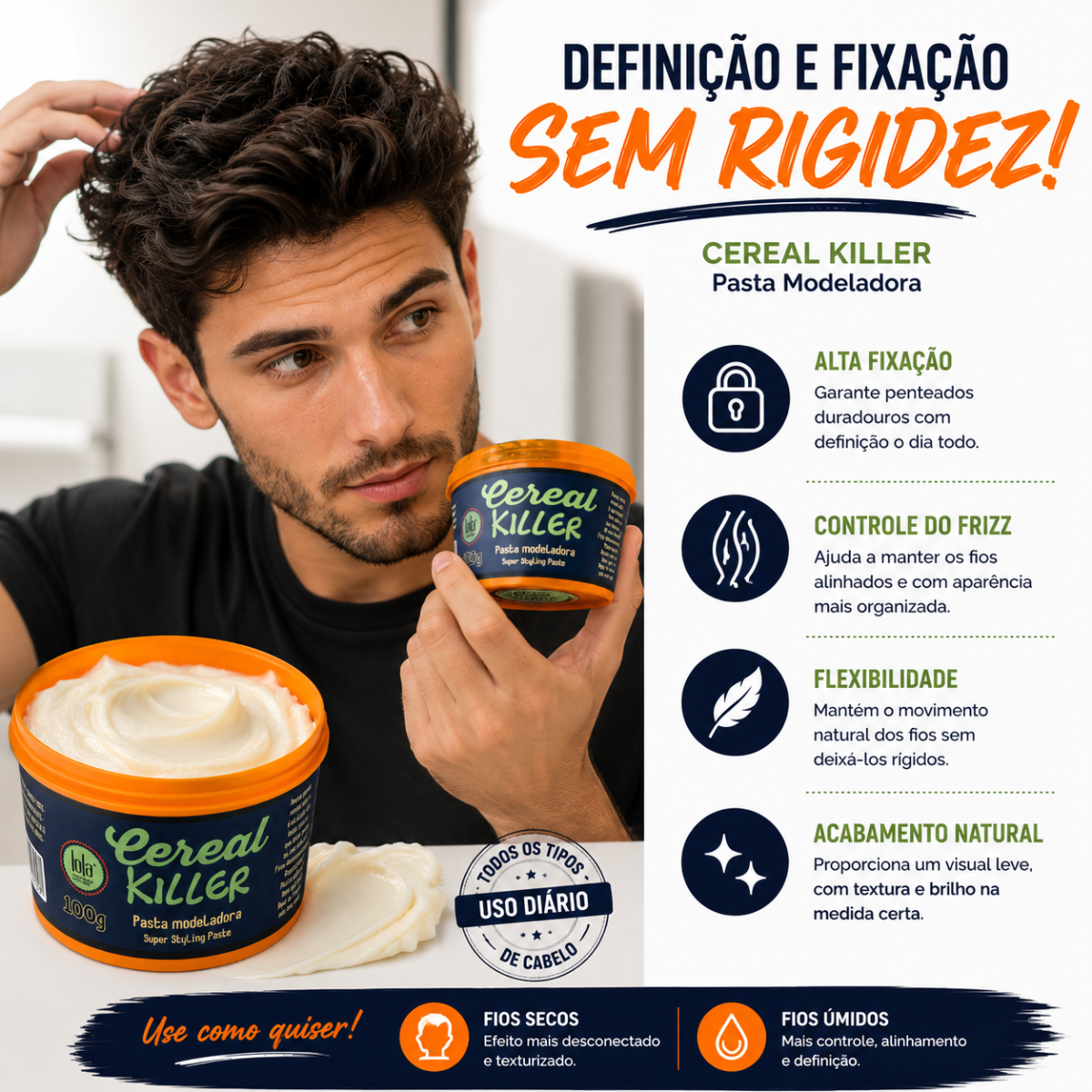Pasta Modeladora Cereal Killer Lola 100g - Teruya - Cosméticos e Perfumaria