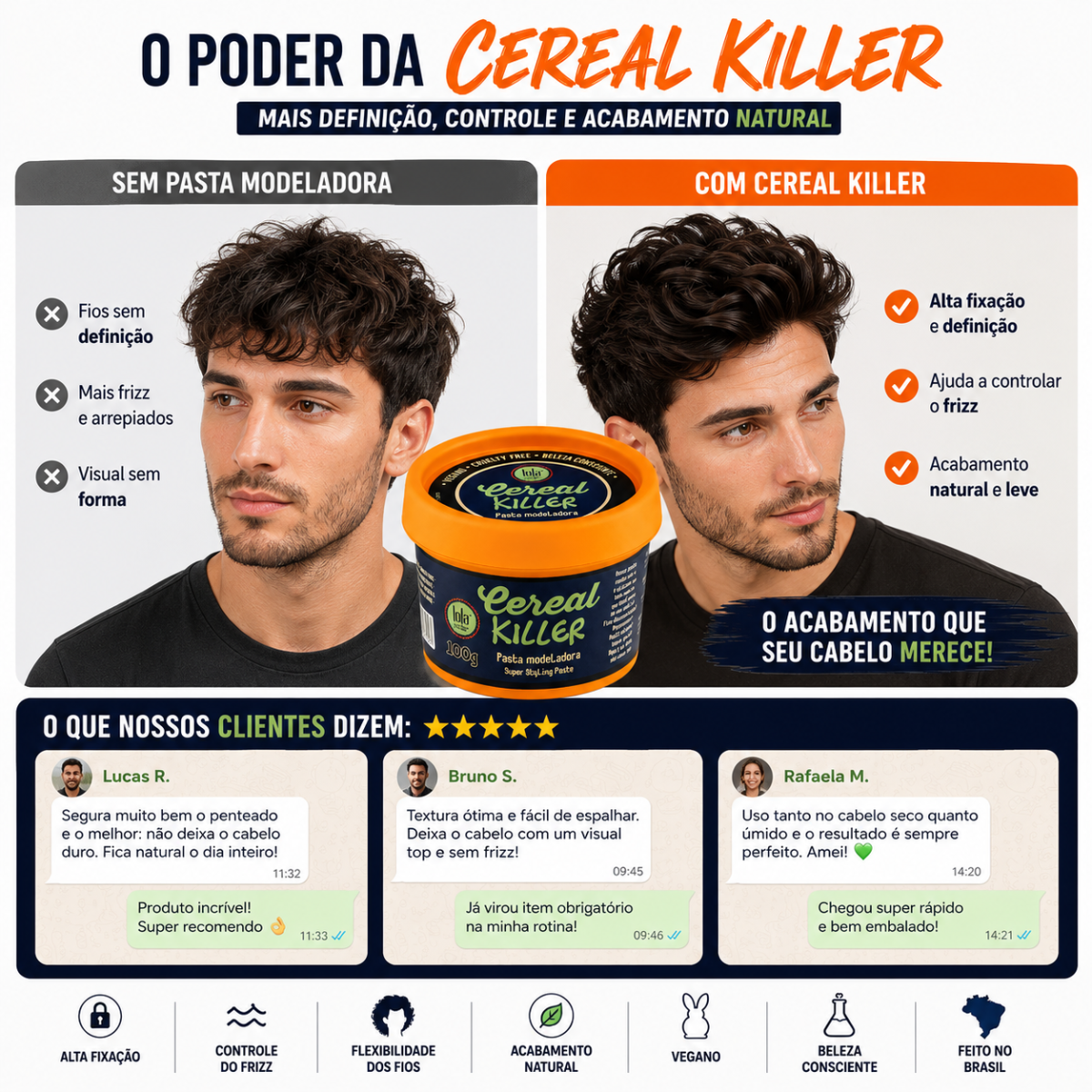 Pasta Modeladora Cereal Killer Lola 100g - Teruya - Cosméticos e Perfumaria