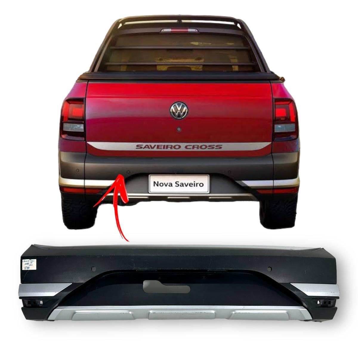Parachoque Traseiro Saveiro Cross G8 2018 2019 2020 21 2022 - Auto ...