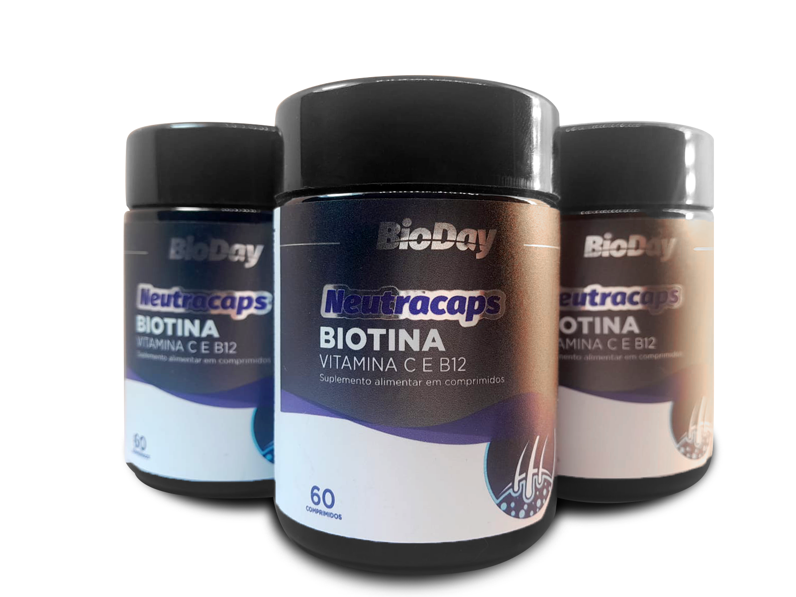 Neutracaps (Biotina, Vitamina C e Vitamina B12) - Frasco com 60 comp ...