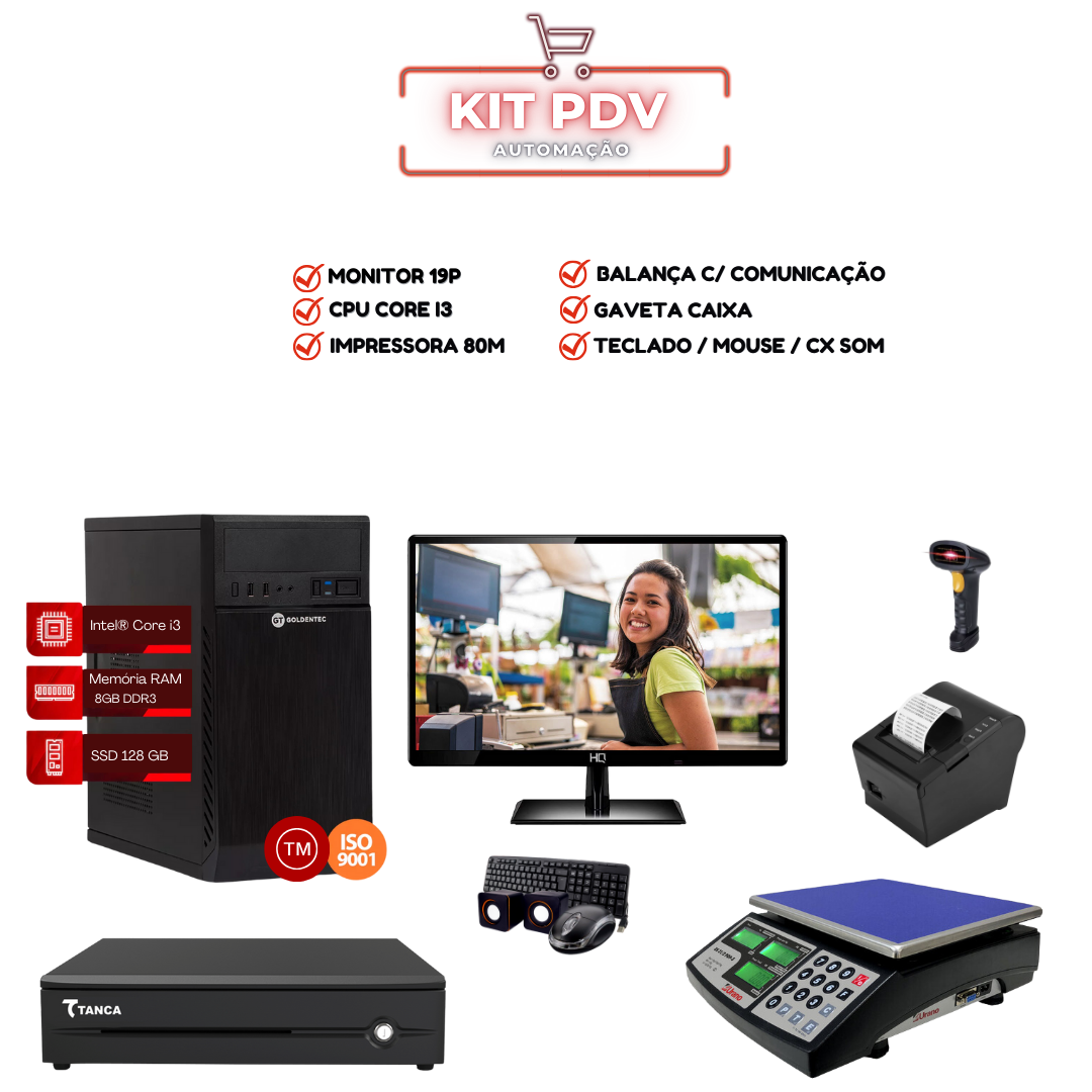 KIT PDV - MERCADOS, FRIGORÍFICOS & PADARIAS - Grupo J.A / Automação ...