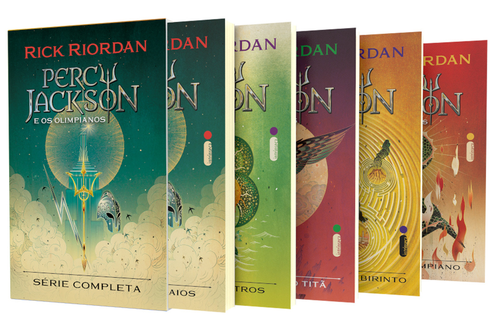 Box Percy Jackson E Os Olimpianos - Nova Edição 9788551008881 - Myre