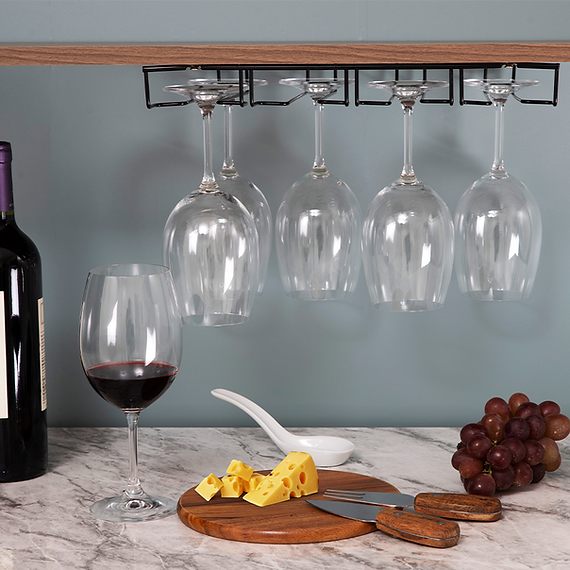 Suporte Fixo Para Taças Elegance Preto - DiCarlo - VB CASA - Tudo para ...