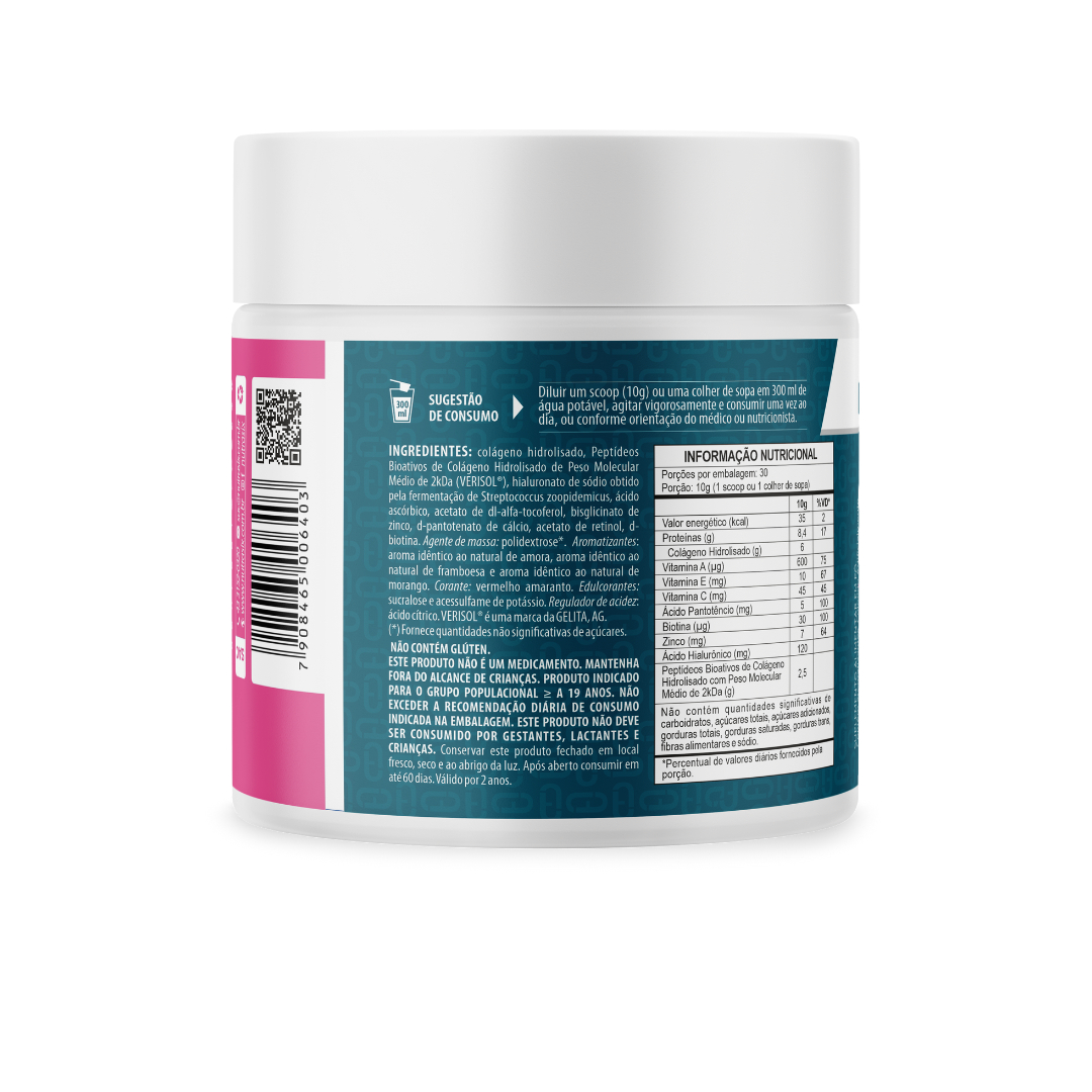 Kit Melaclean 60 cáps + Collagen HA 300g Frutas Vermelhas - Nutrasix ...