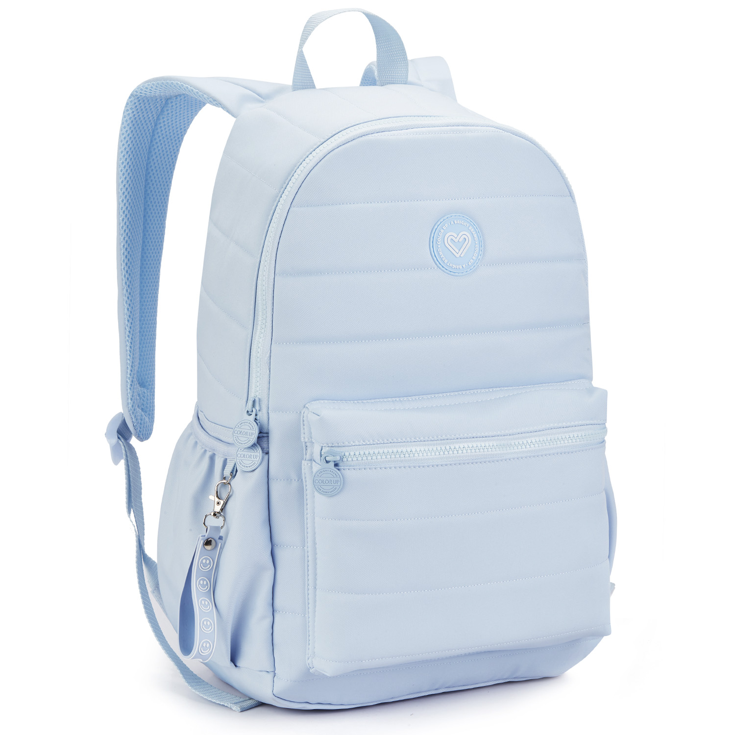 Mochila Escolar Feminina Color Up Azul Pastel - SEANITE | Conforto ...