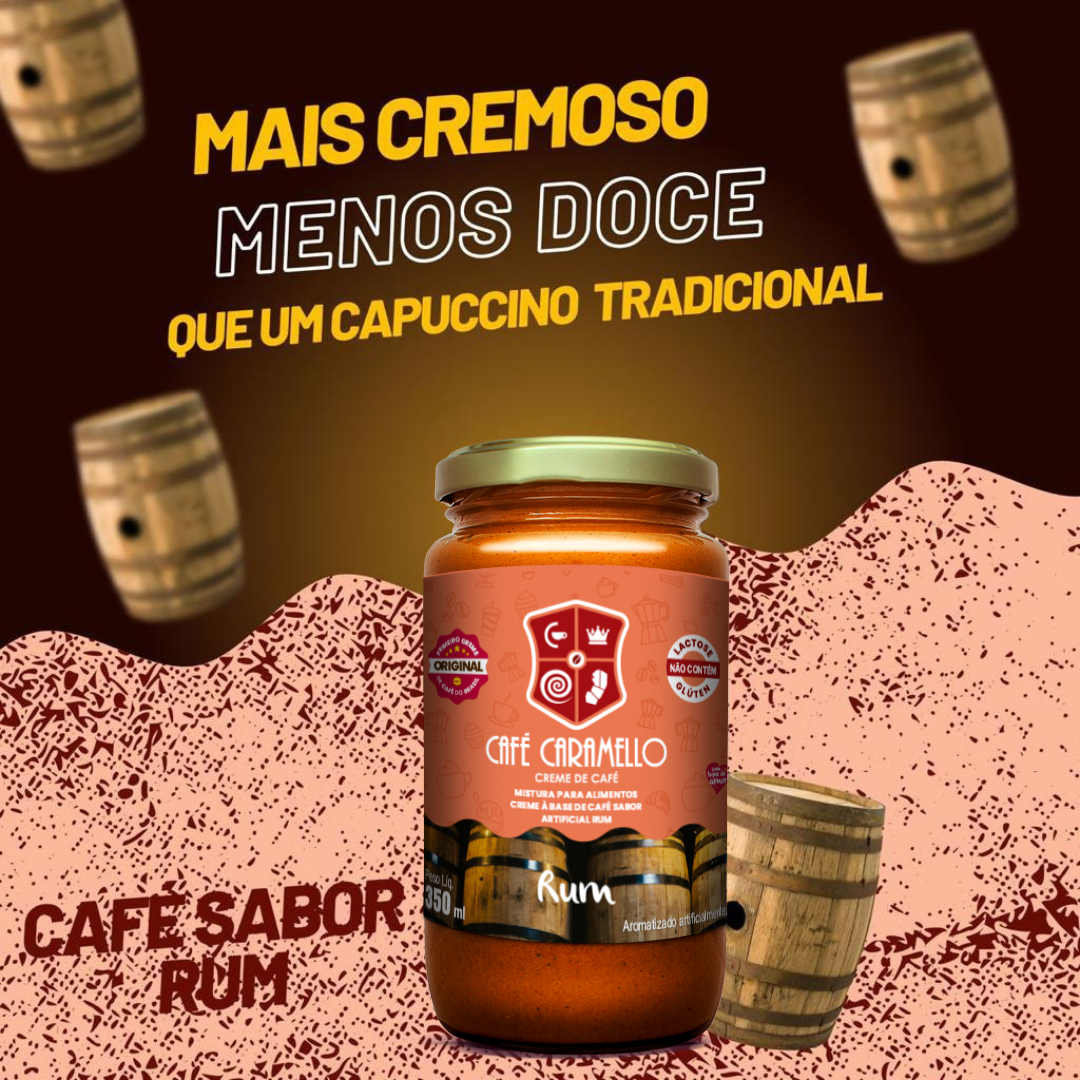 Creme de Café 350ml Rum - Café Caramello Erechim