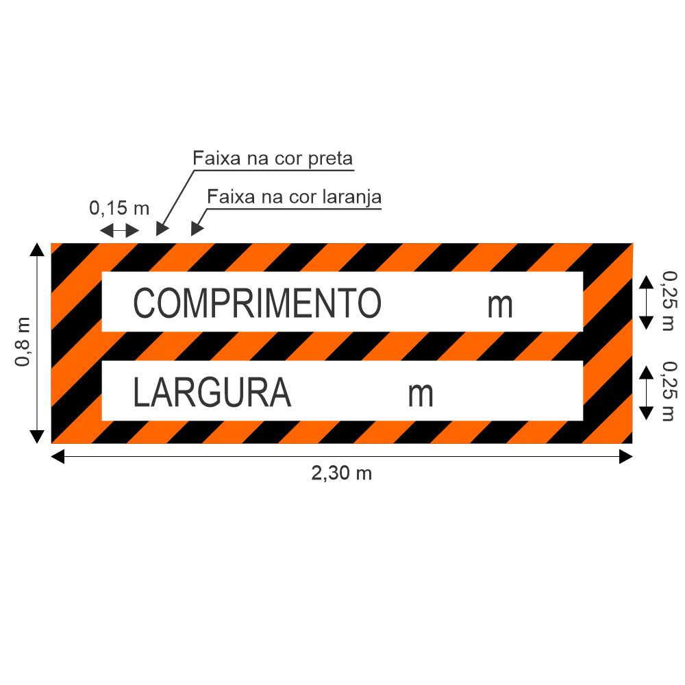 Faixa refletiva caminhão comprimento e largura - Sinal Center - Empresa ...