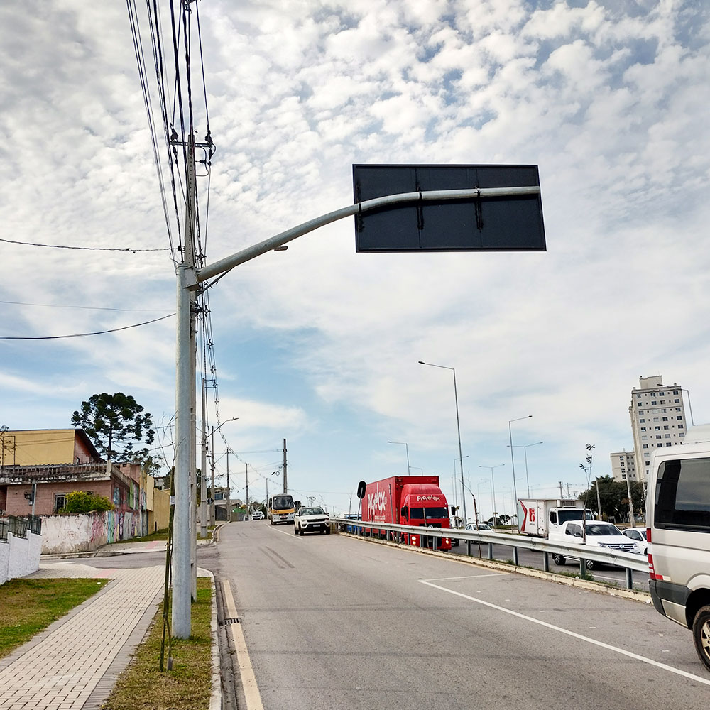 Bandeira Cônica Tipo 2 (Semi-Pórtico) para Sinalização Viária - Sinal ...