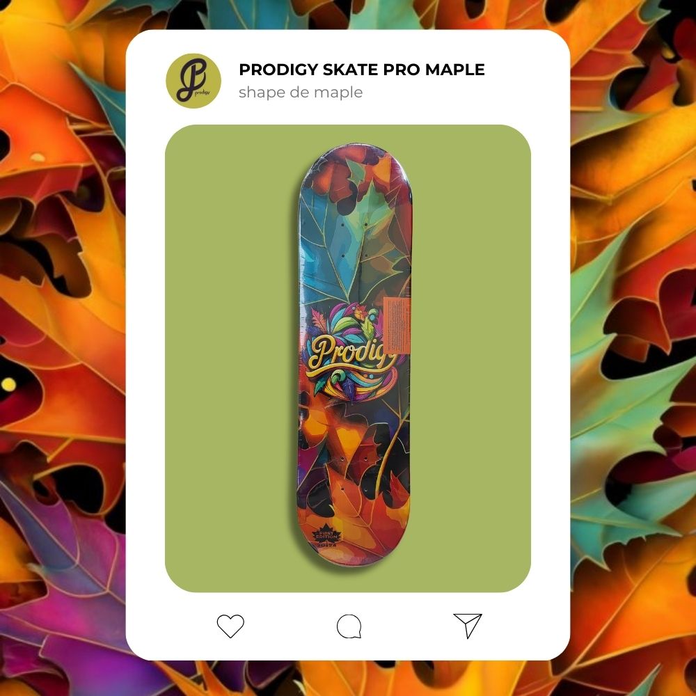 Shape de maple PRODIGY Maple - Bodyboard, skate e acessórios de alta ...