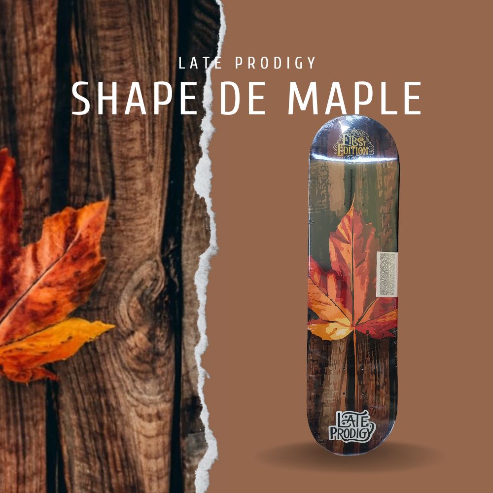 Shape de maple LATE PRODIGY Maple - Bodyboard, skate e acessórios de ...