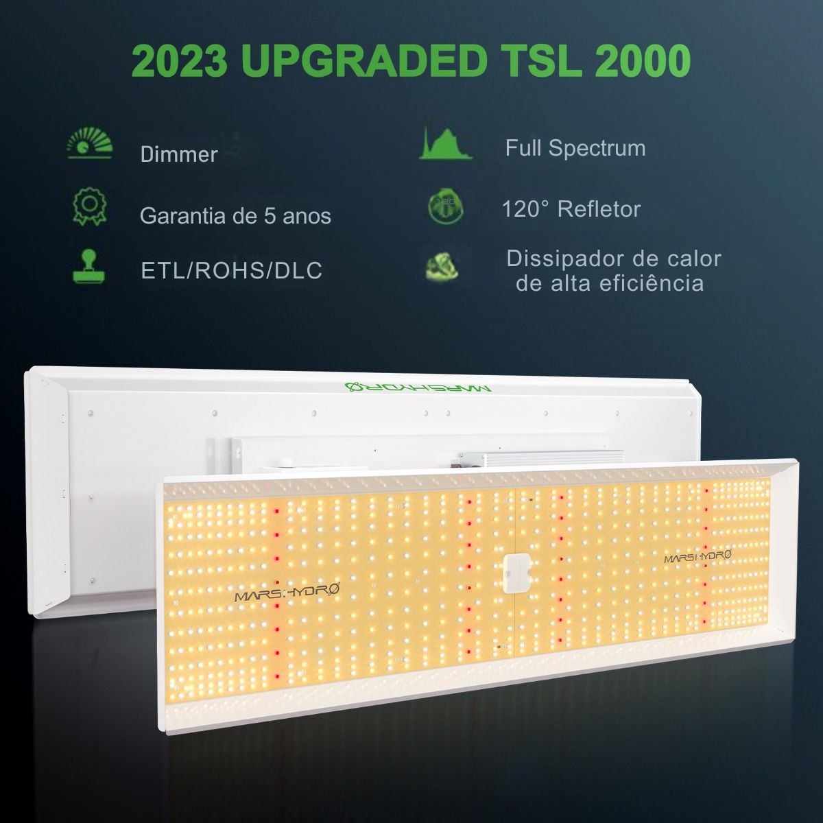 PAINEL DE LED MARS HYDRO 300W WIDE TSL2000 CULTIVO INDOOR - Cultivando ...