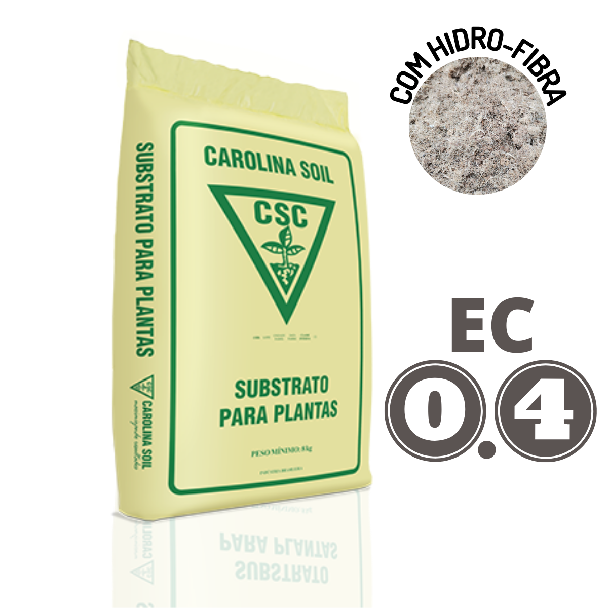 Substrato Carolina Soil de Hidrofibra Ec 0,4 - 6kg - Fórmula 1207 ...