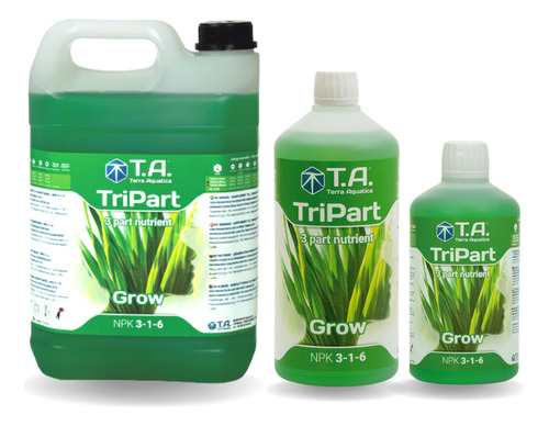 Fertilizantes TA Terra Aquatica Starter Kit TriPart 3 x 0.5L ...