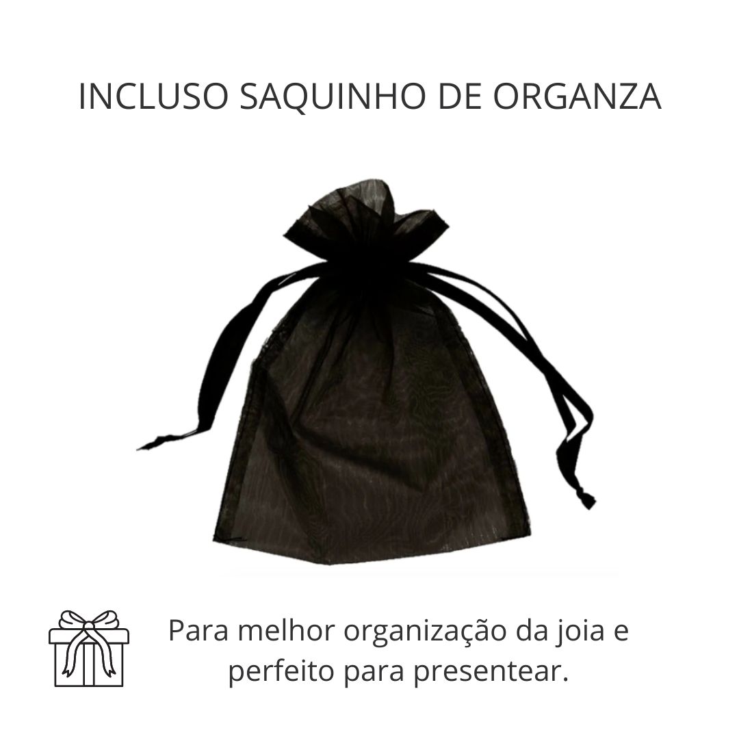Escapulário Pai Nosso Premium de Aço Inox Prata - Joias em Aço